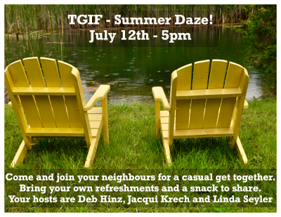 Summer Daze TGIF this Friday! – Huron Woods Community Association