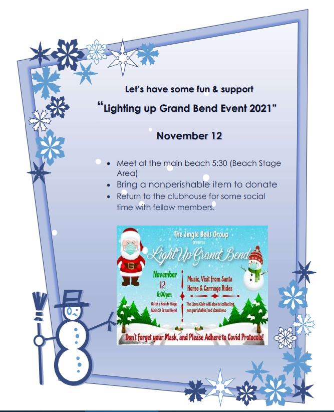 TGIF November 12th – Huron Woods Community Association